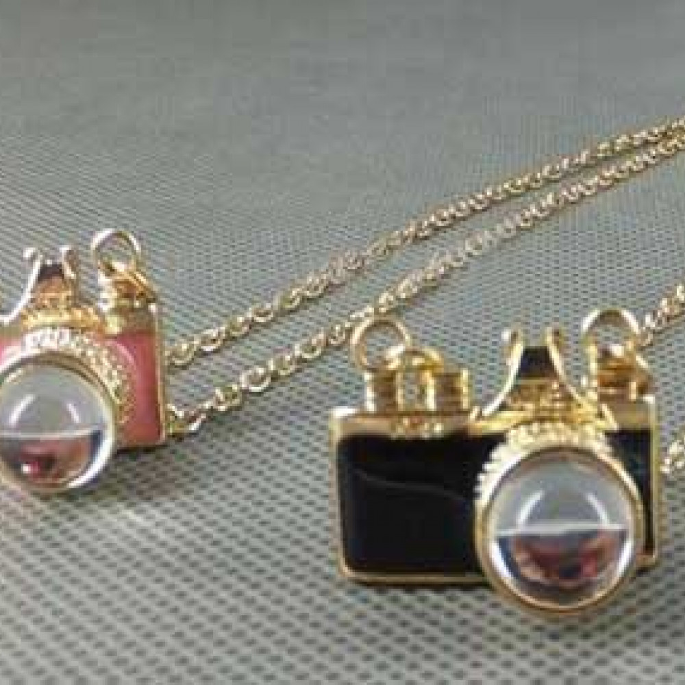 Goudkleurige ketting met camera hanger - Juulswinkeltje